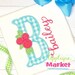 Machine Embroidery Design Fishtail Rose Applique Font INSTANT DOWNLOAD ...