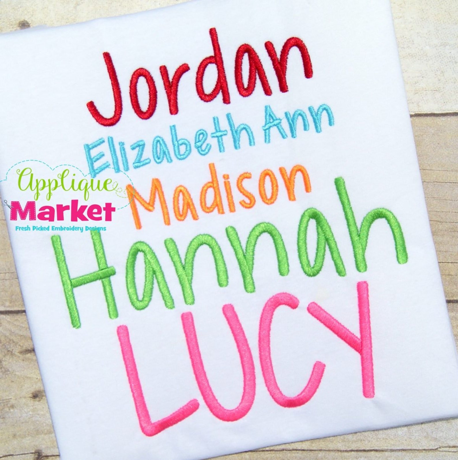 Machine Embroidery Design Font Monogram Drops of Jupiter - Etsy