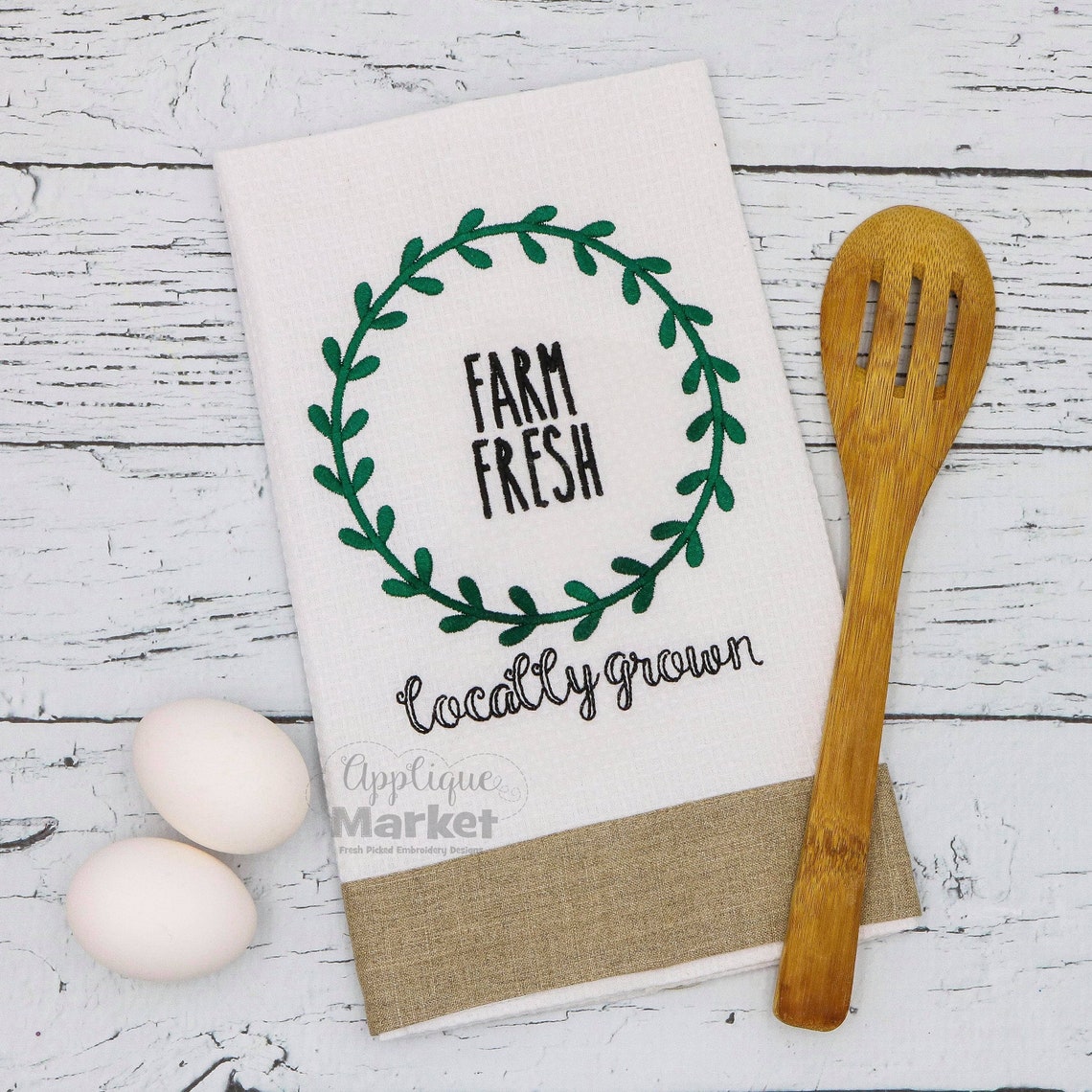 Machine Embroidery Design Boxwood Wreath Satin INSTANT DOWNLOAD - Etsy
