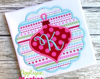 Machine Embroidery Design Applique Scallop Beaded Frame INSTANT ...