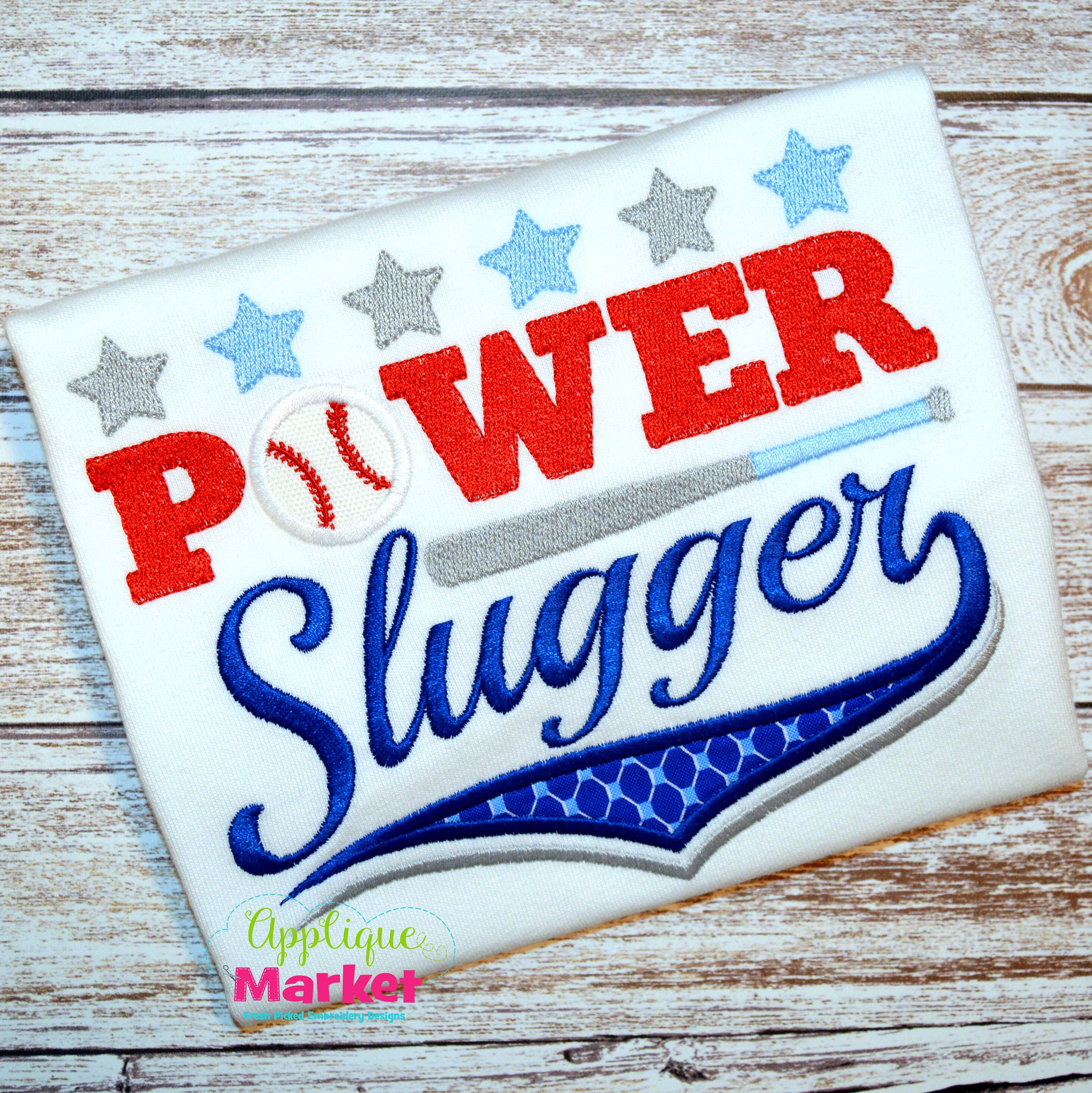 Machine Embroidery Design Embroidery Power Slugger INSTANT | Etsy
