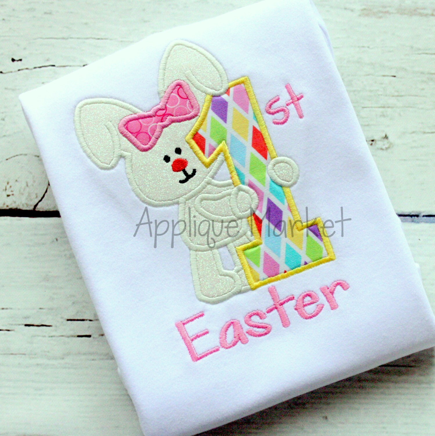 Machine Embroidery Design Applique My First Easter Boy and Girl Set ...