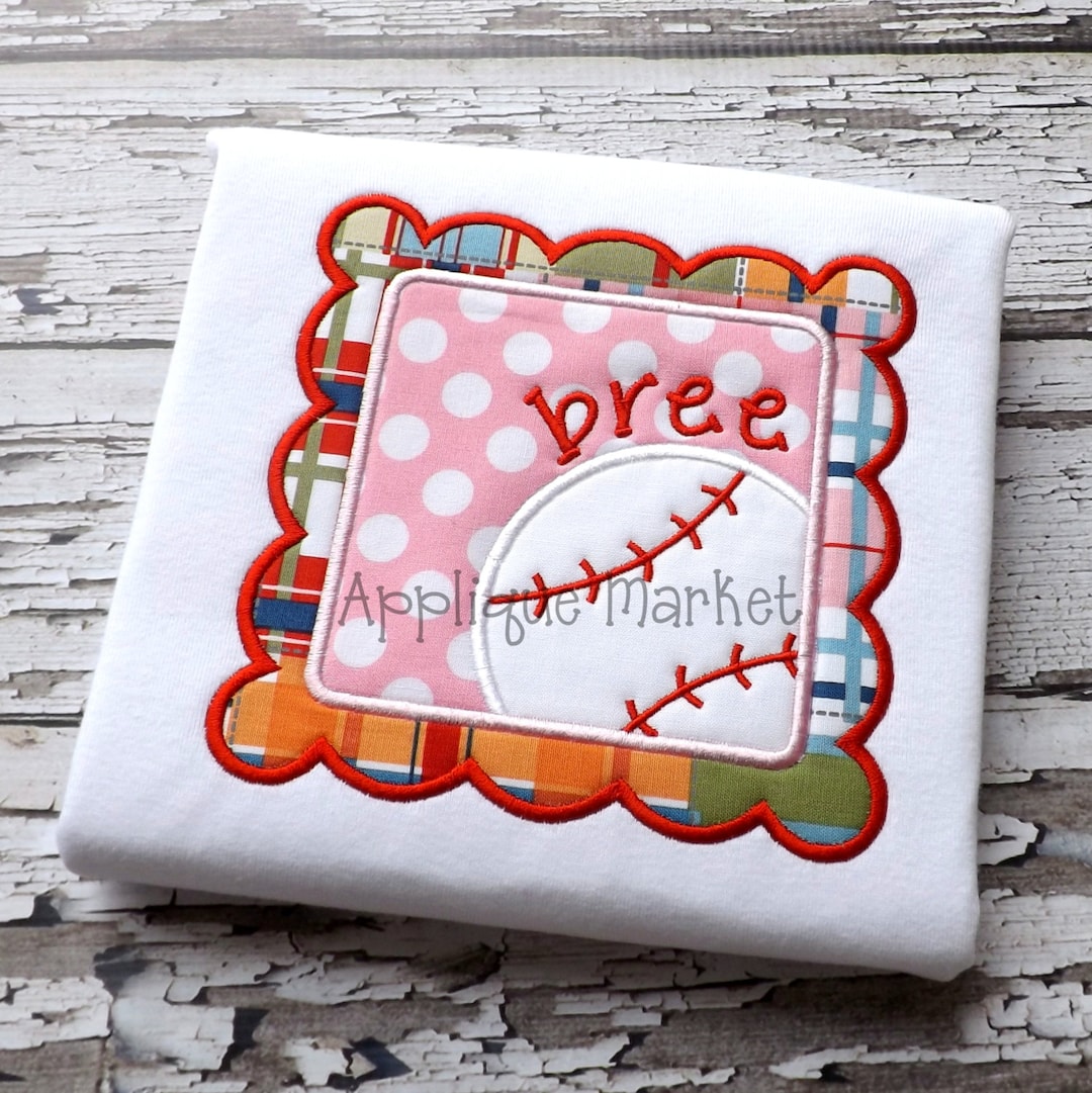 Machine Embroidery Design Applique Scallop Square Corner INSTANT ...