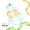 Stacked Pumpkins - Etsy