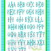 Machine Embroidery Design Fishtail Rose Monogram Alphabet Font INSTANT ...