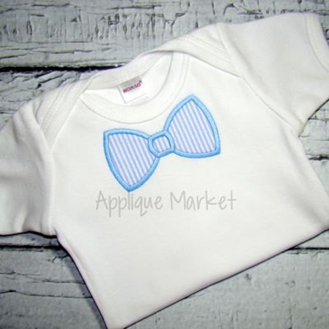 Machine Embroidery Design Applique Bow Tie 2 INSTANT DOWNLOAD - Etsy