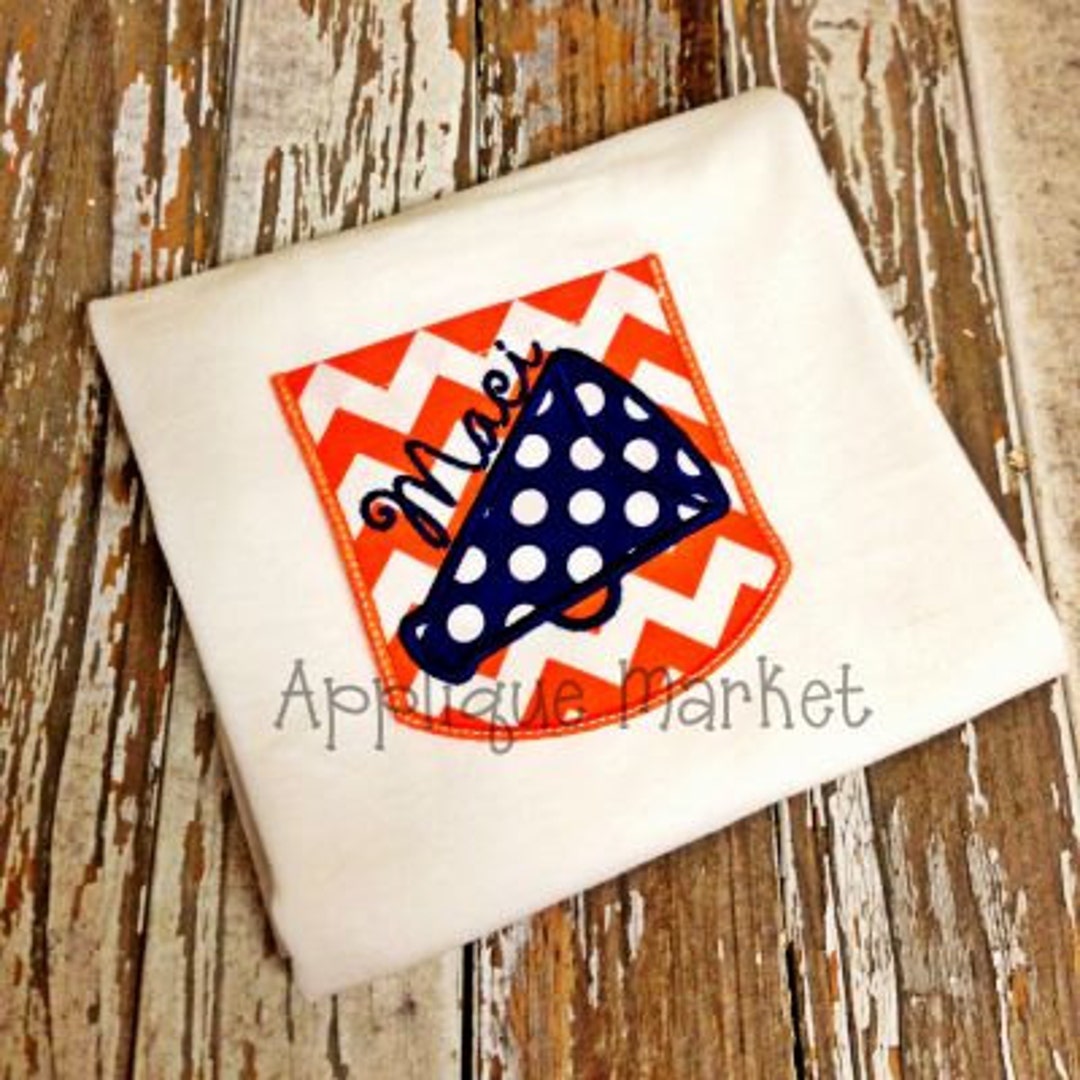 Machine Embroidery Design Applique Appli-pocket 2 With Megaphone ...