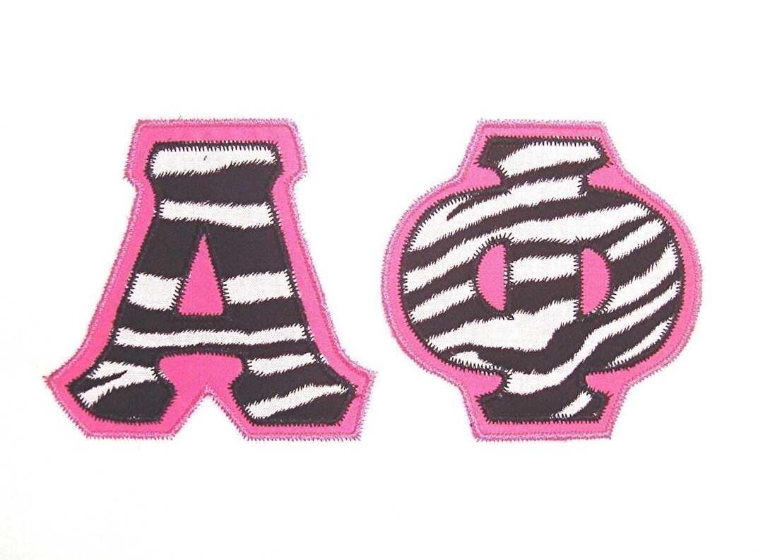 Greek Double Applique Machine Embroidery Alphabet 3, 4 and 5 Inch ...