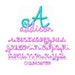Machine Embroidery Design Font Sweet Script INSTANT DOWNLOAD - Etsy