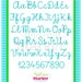 Machine Embroidery Design Cursive Chain Stitch Font Alphabet INSTANT ...