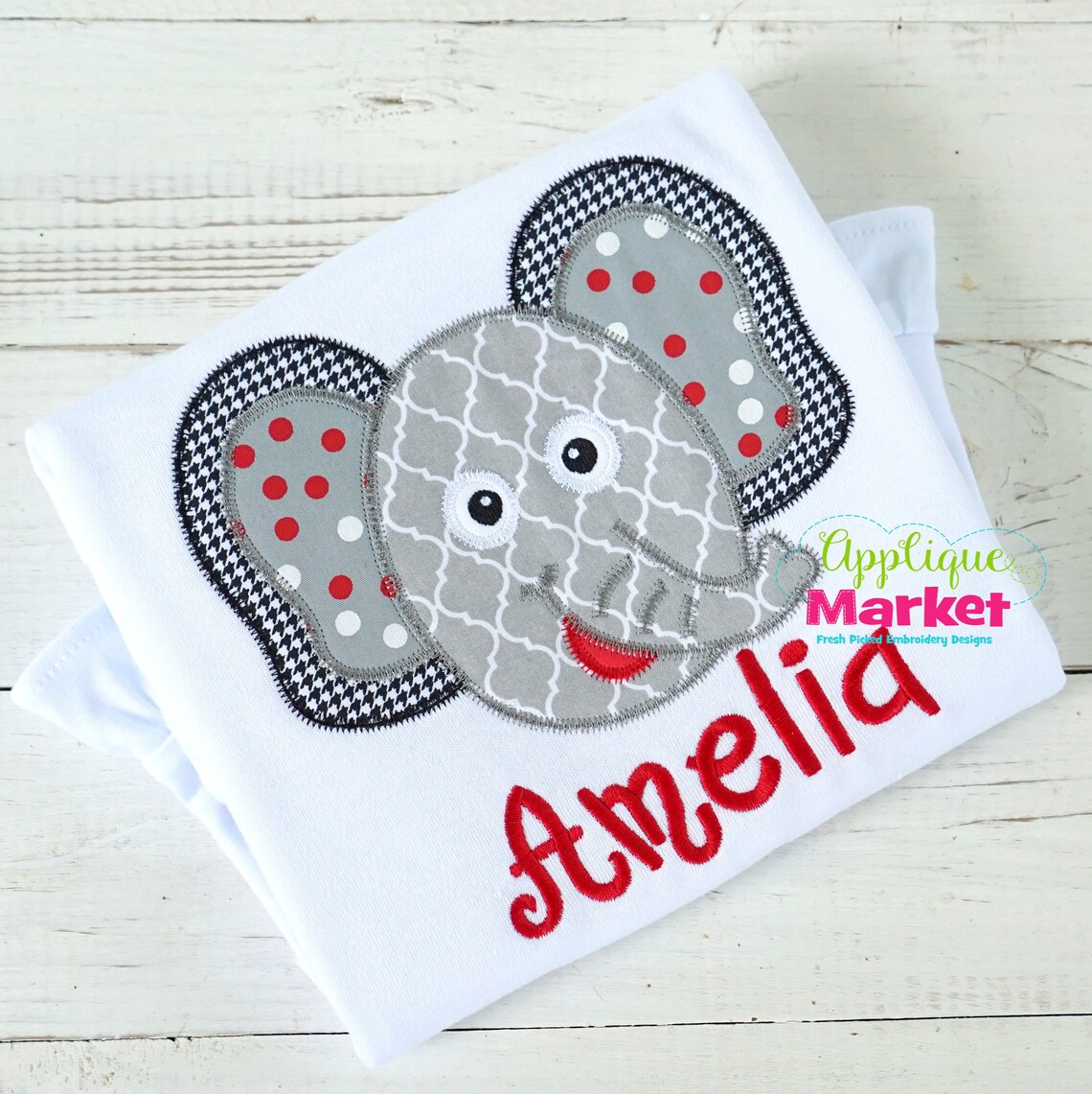 Machine Embroidery Design Embroidery Elephant Mascot Head Applique ...