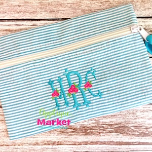 Machine Embroidery Design Fishtail Rose Monogram Alphabet Font INSTANT ...