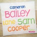 Machine Embroidery Design Bailey Satin Alphabet Font INSTANT DOWNLOAD ...