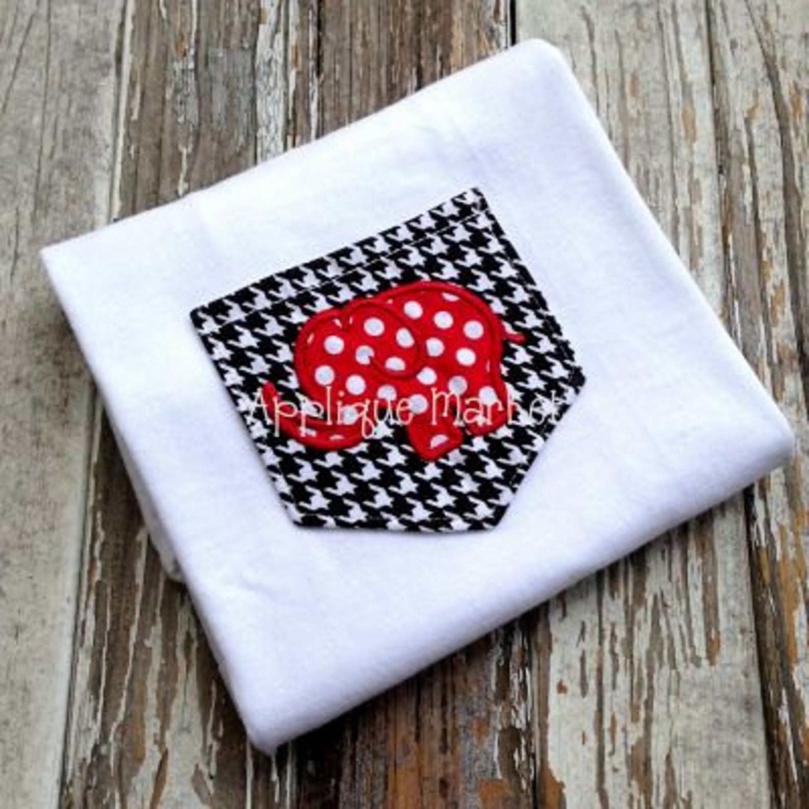 Machine Embroidery Design Applique in the Hoop V2 Pocket With Elephant ...