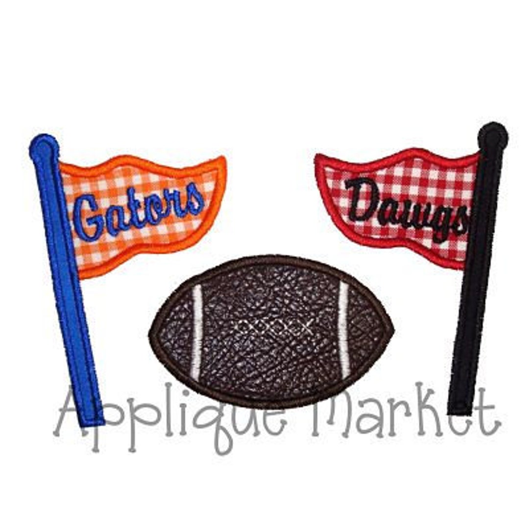 Machine Embroidery Design Applique House Divided Pennants INSTANT ...