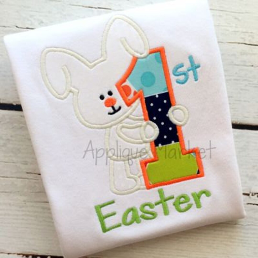 Machine Embroidery Design Applique My First Easter Boy INSTANT DOWNLOAD ...