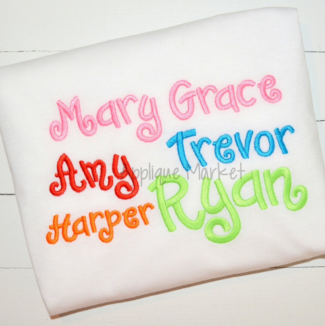 Machine Embroidery Design Alphabet Font Happy INSTANT DOWNLOAD - Etsy