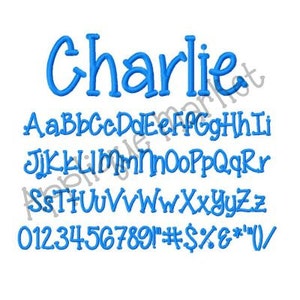 Machine Embroidery Design Alphabet Font Charlie Monogram INSTANT ...