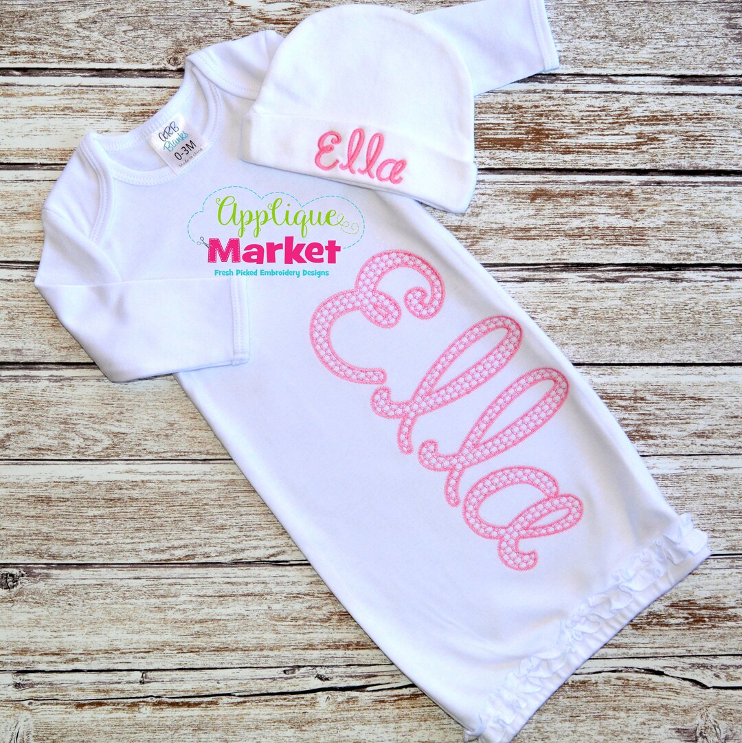 Machine Embroidery Design Happy Day Pattern Fill Alphabet Font INSTANT ...