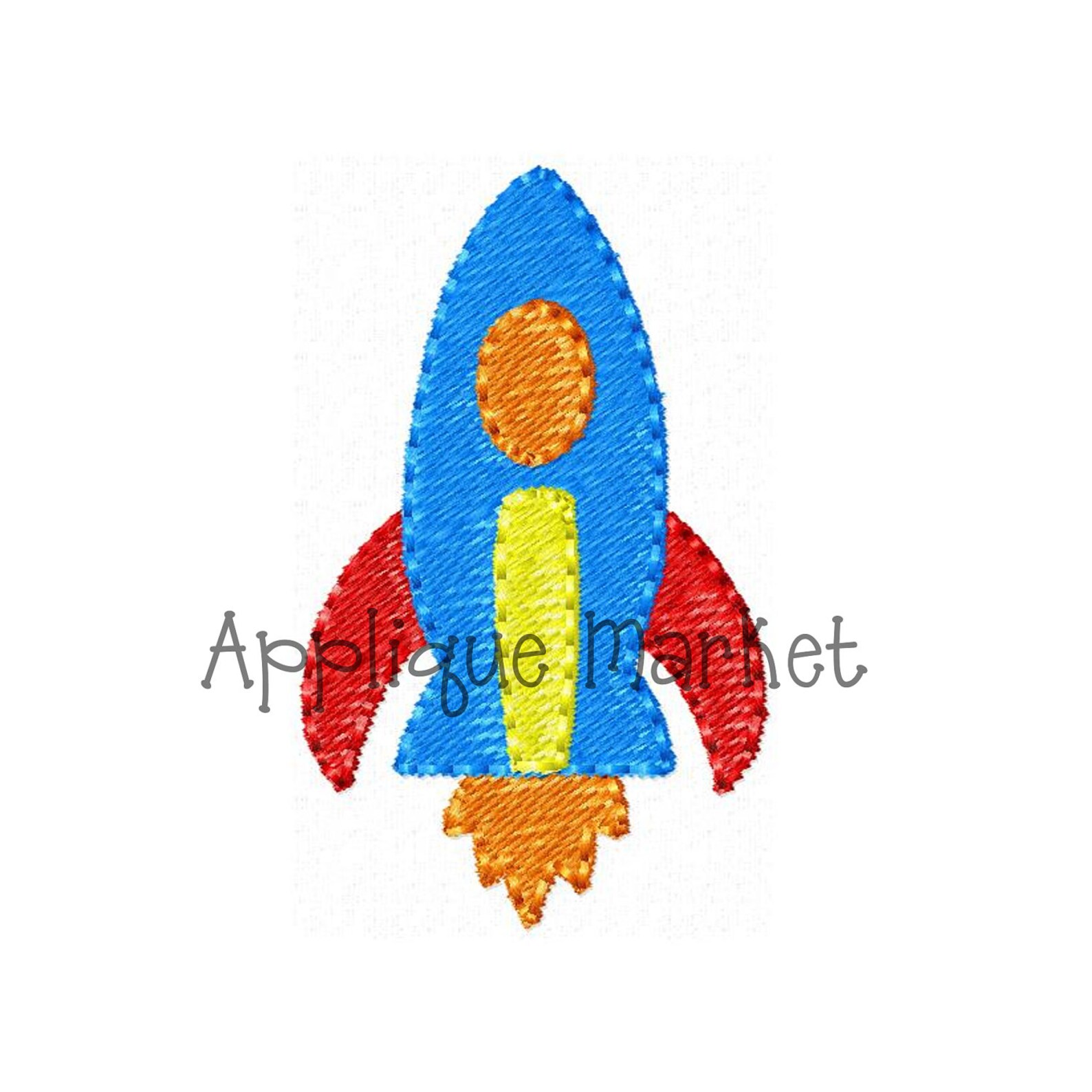 Machine Embroidery Design Rocket Mini INSTANT DOWNLOAD - Etsy