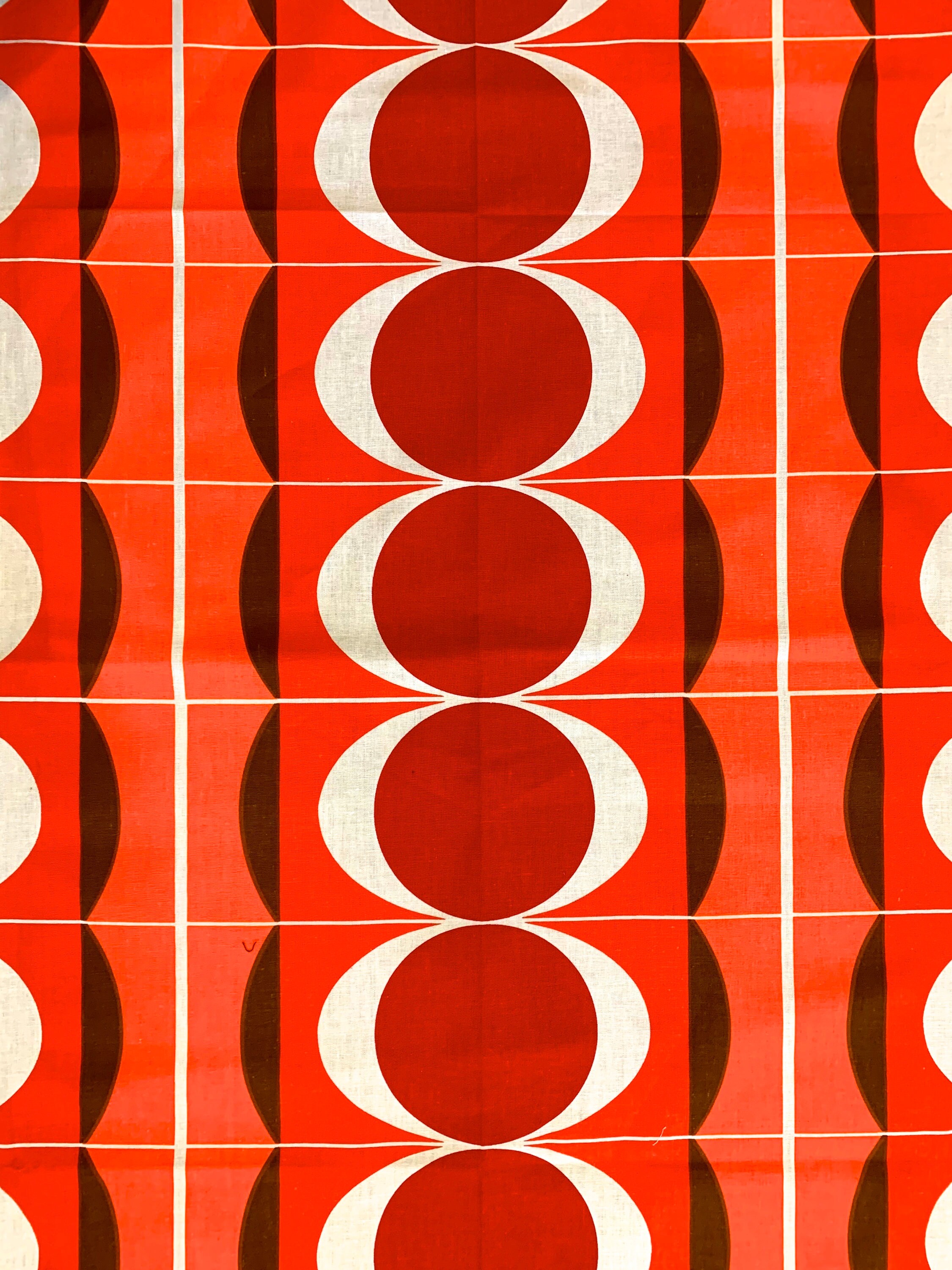 Wild Disco 70s Broadcloth Fabric with an Op Art Flair/ Scandinavian ...