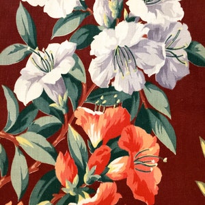 Fab Azaleas Vintage 40s Broadcloth Fabric With an Art Deco Vibe ...