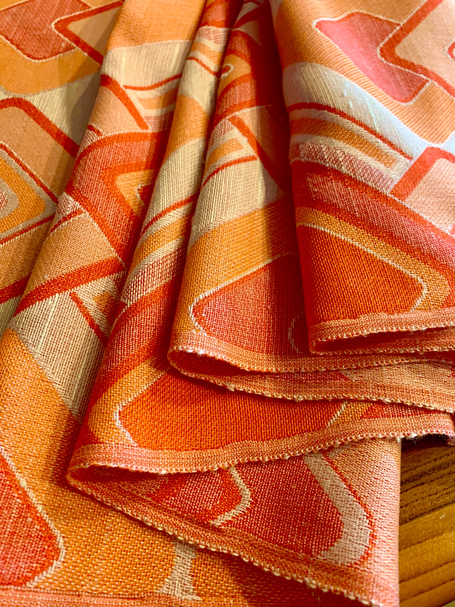 Mod 70s Scandinavian Upholstery Fabric With a Mid Century - Etsy