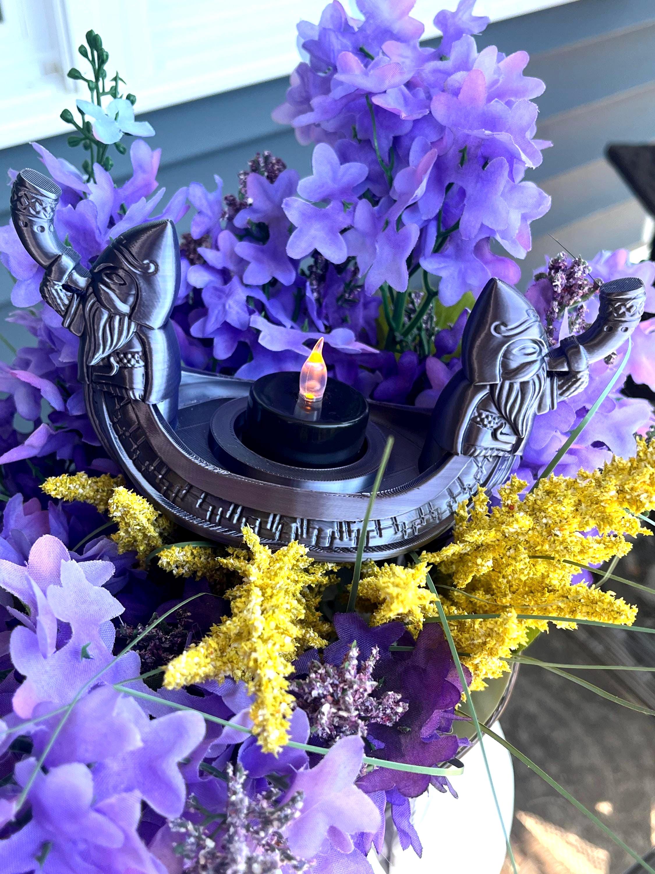 Norse God Tealight Holder: Nordic Mythology Decor - Etsy