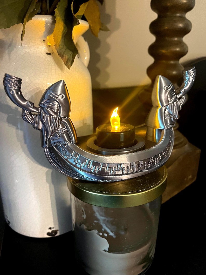 Norse God Tealight Holder: Nordic Mythology Decor - Etsy