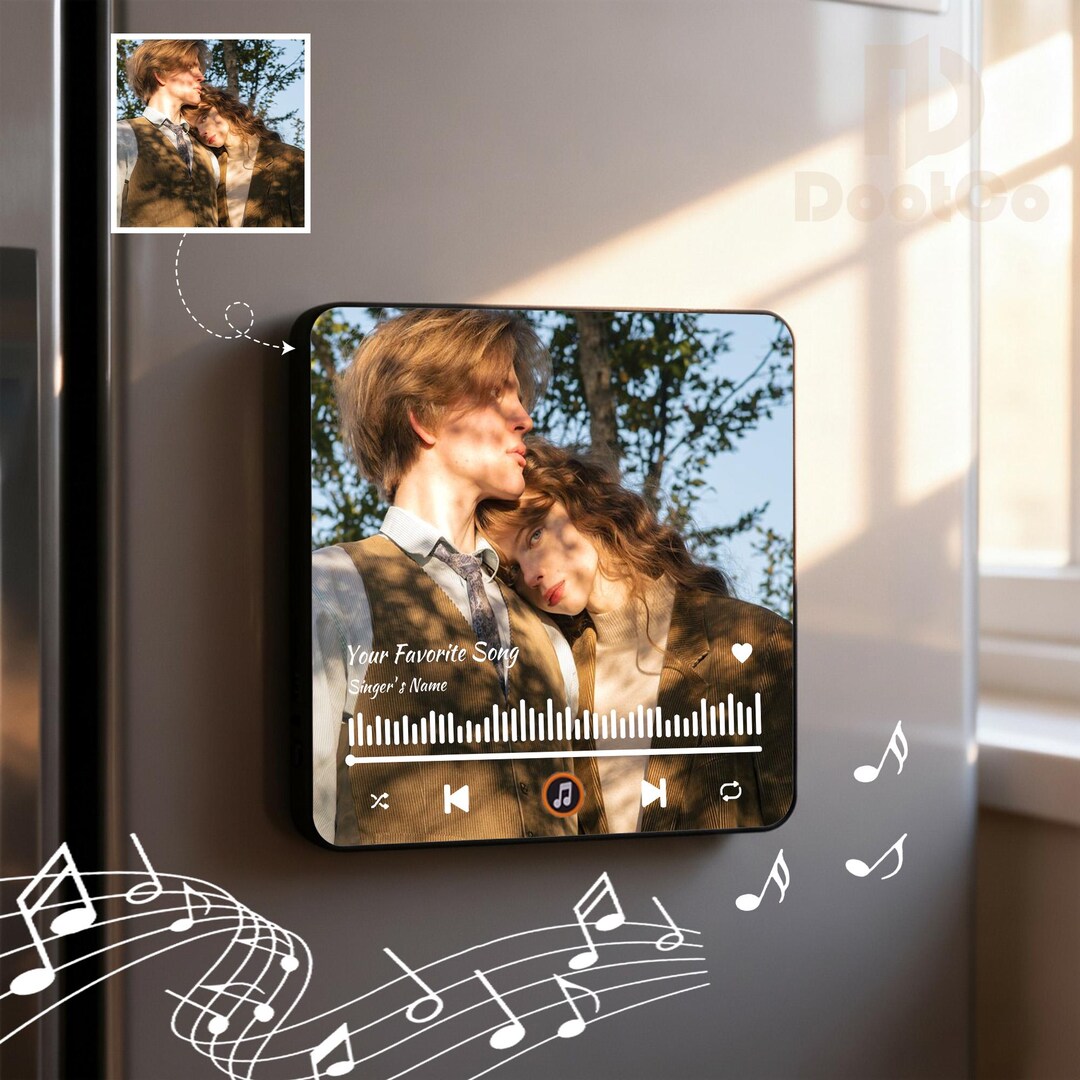Personalized Song Fridge Magnet,custom Fridge Magnet,magnet With Music ...