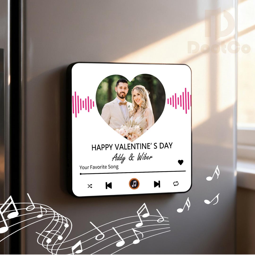 Custom Photo Music Fridge Magnet,custom Fridge Magnet,magnet With Music ...