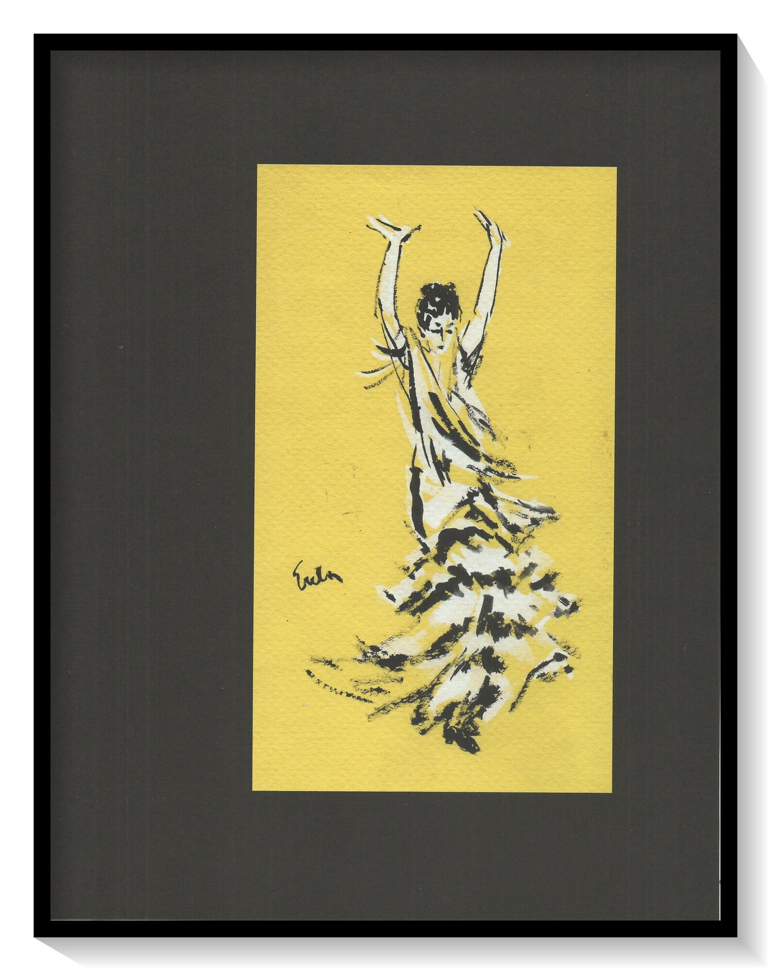 Fashion Illustration Print, Framed Book Page Wall Art, Size 8 1/2 by 11 ...