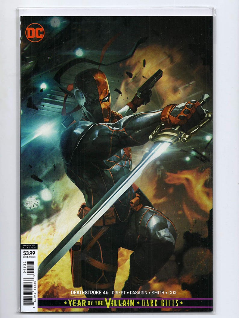 Comic Book Craft Supply, 2 DC Comics, Deathstroke, Number 33 and Number ...