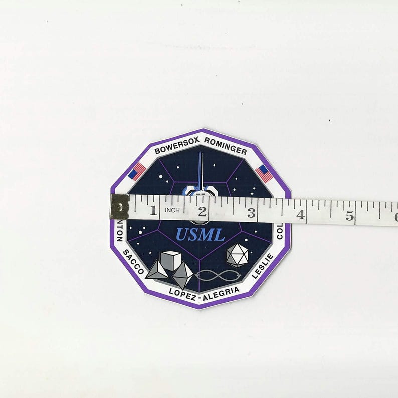 NASA Crew Patch Decal, STS-73, Johnson Space Center Souvenir, Astronaut Collectibles - Etsy