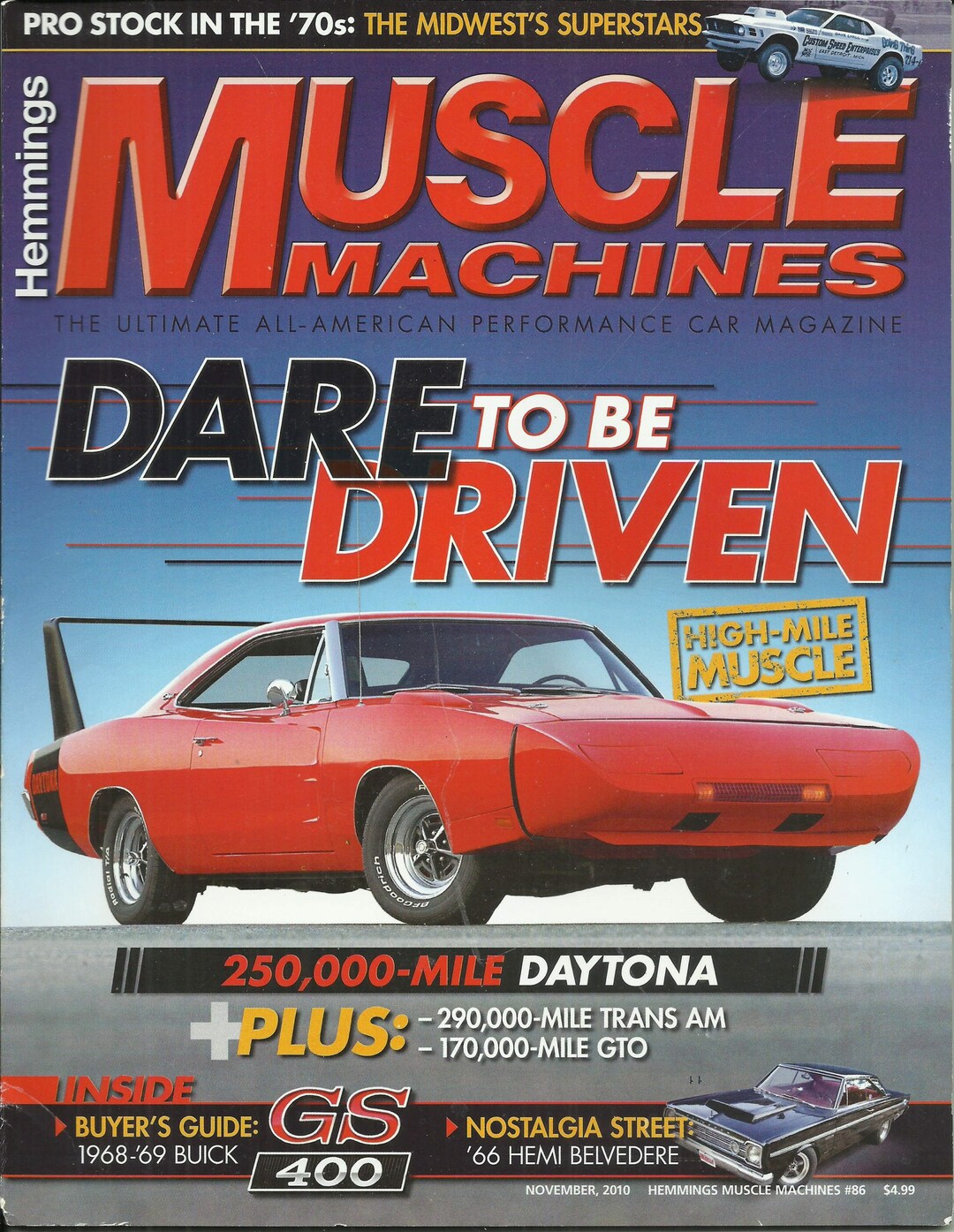 Car Magazine, Hemmings Muscle Machines, Guy Stuff, Gift for Him, Paper ...