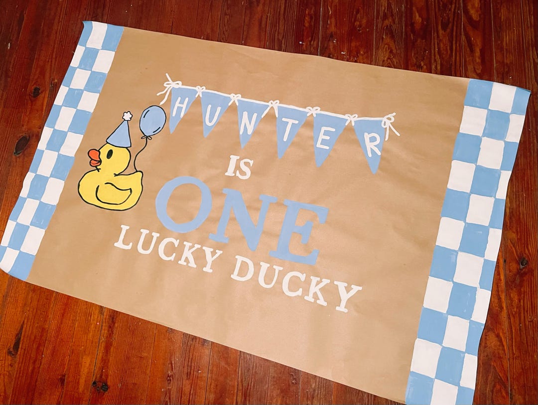 Custom Painted Banner, Painted Banner, Party Decor, Banner, Birthday ...