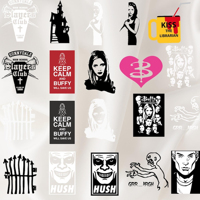 Buffy the Vampire Slayer Files, Buffy the Vampire Slayer Svg, Vampire ...