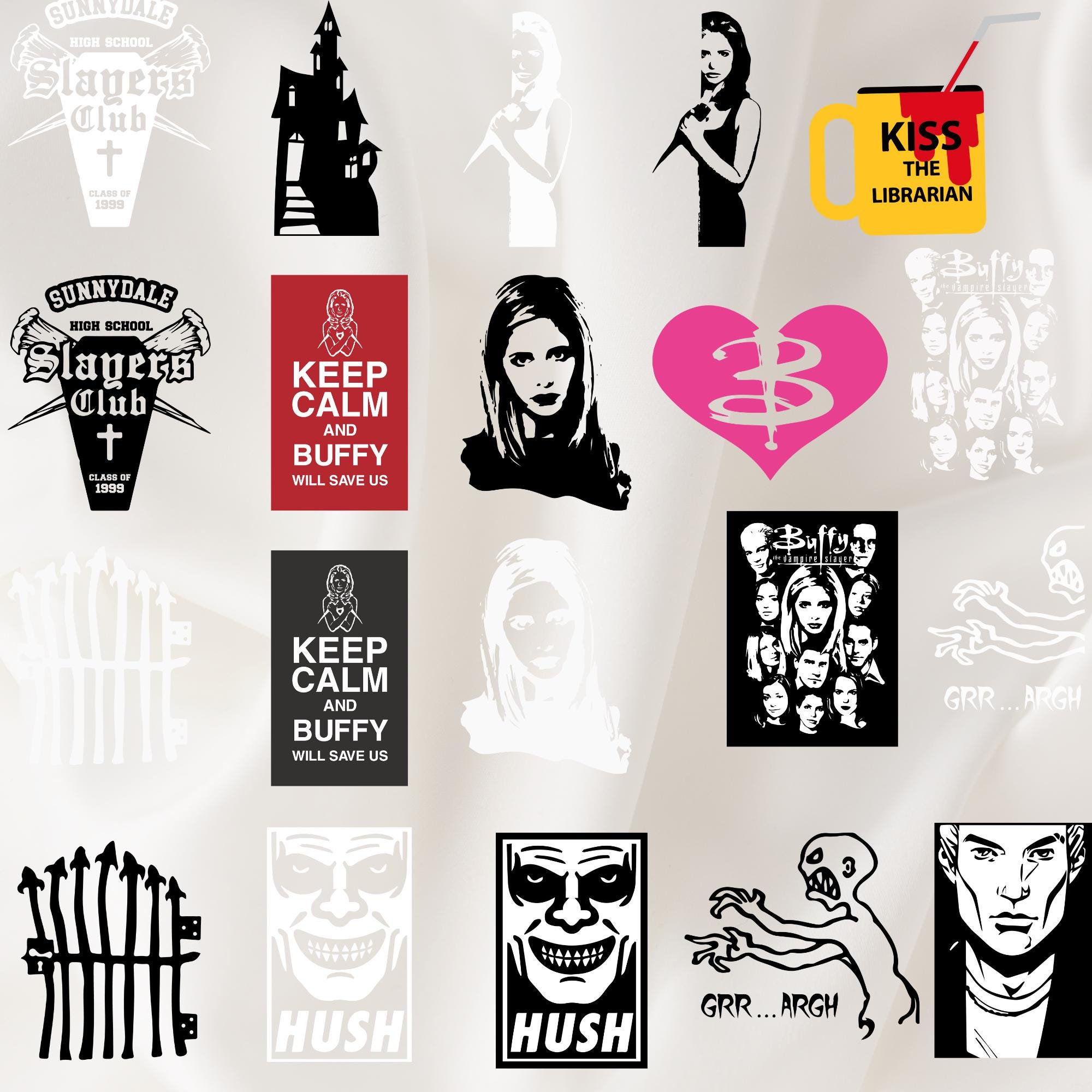 Buffy the Vampire Slayer Files, Buffy the Vampire Slayer Svg, Vampire ...