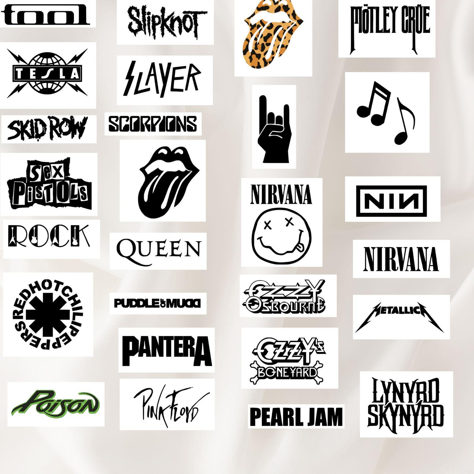 Rocker SVG Bundle, Rock Letters SVG Cricut, Rock Png, Rock Font Otf ...
