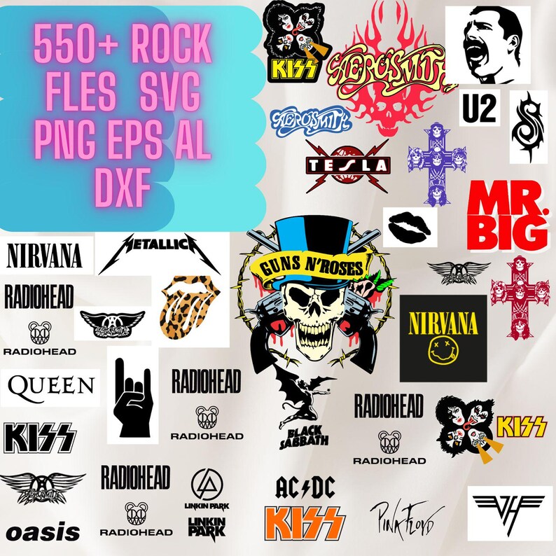Rocker SVG Bundle, Rock Letters SVG Cricut, Rock Png, Rock Font Otf ...