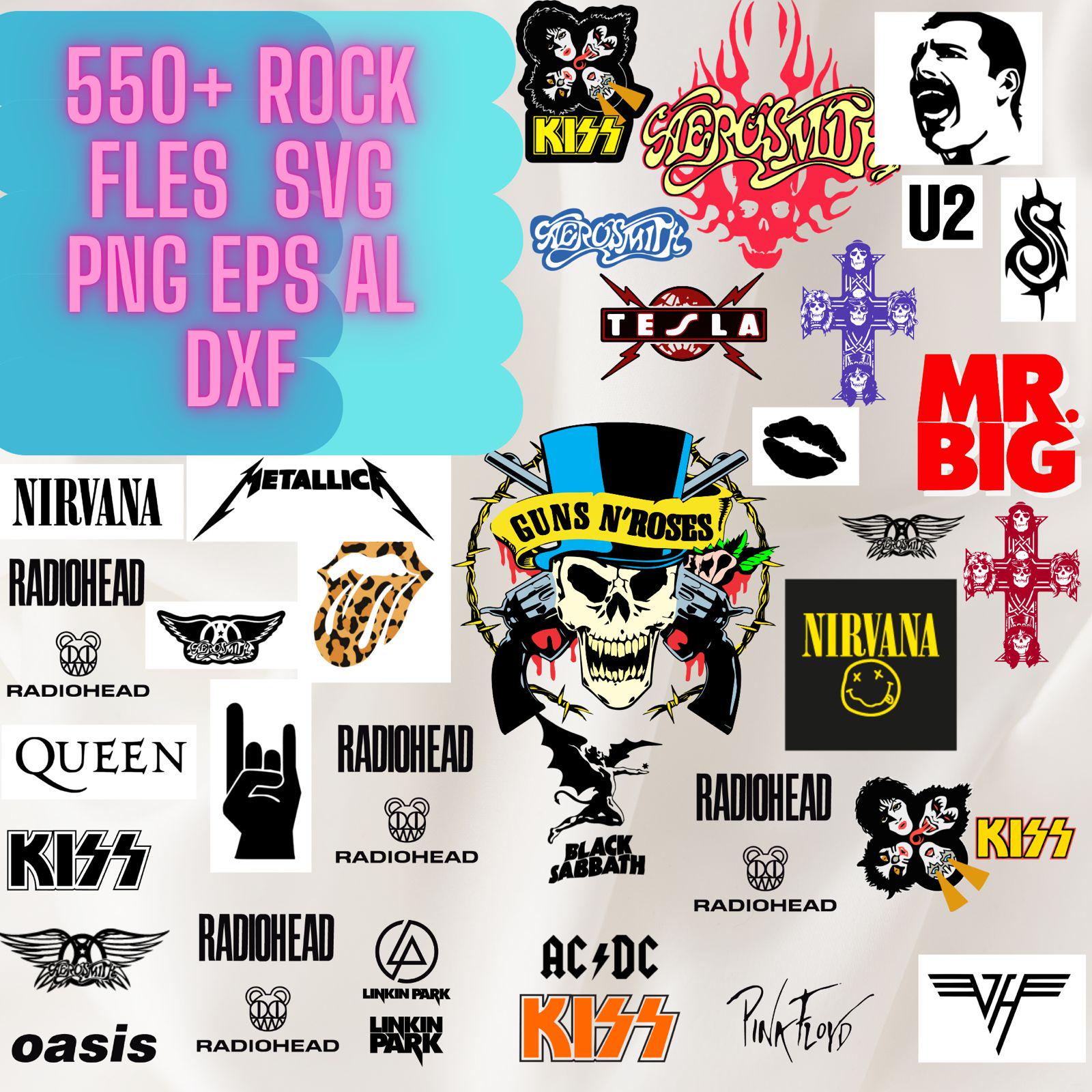 Rocker SVG Bundle, Rock Letters SVG Cricut, Rock Png, Rock Font Otf ...