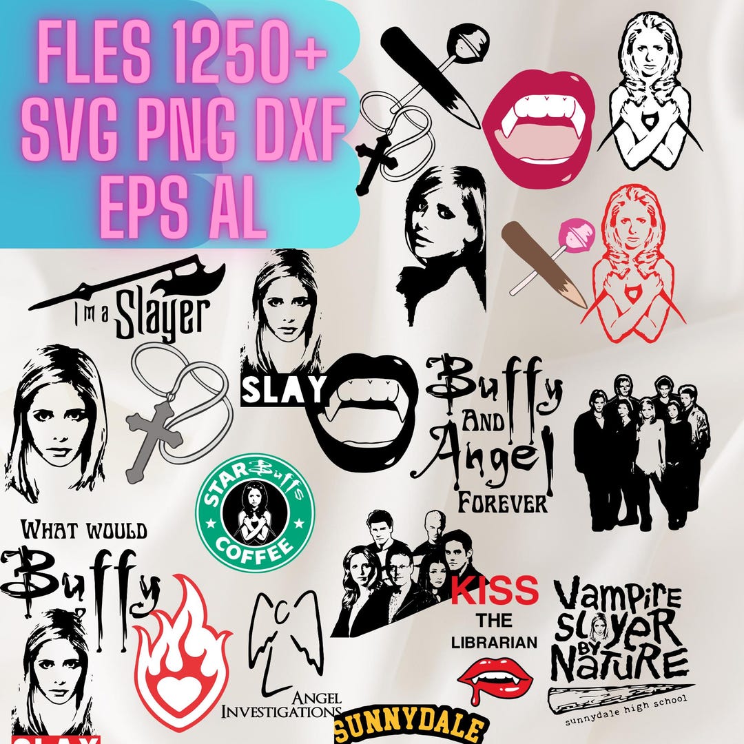 Buffy the Vampire Slayer Files, Buffy the Vampire Slayer Svg, Vampire ...