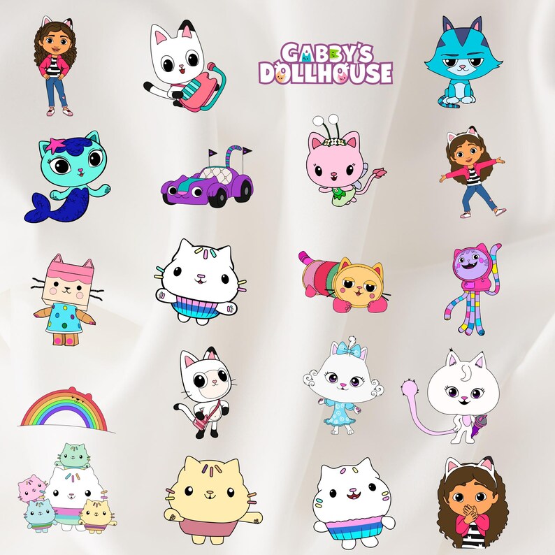 Gabbys Dollhouse Svg Bundle,gabbys Dollhouse Png Bundle, Gabbys ...