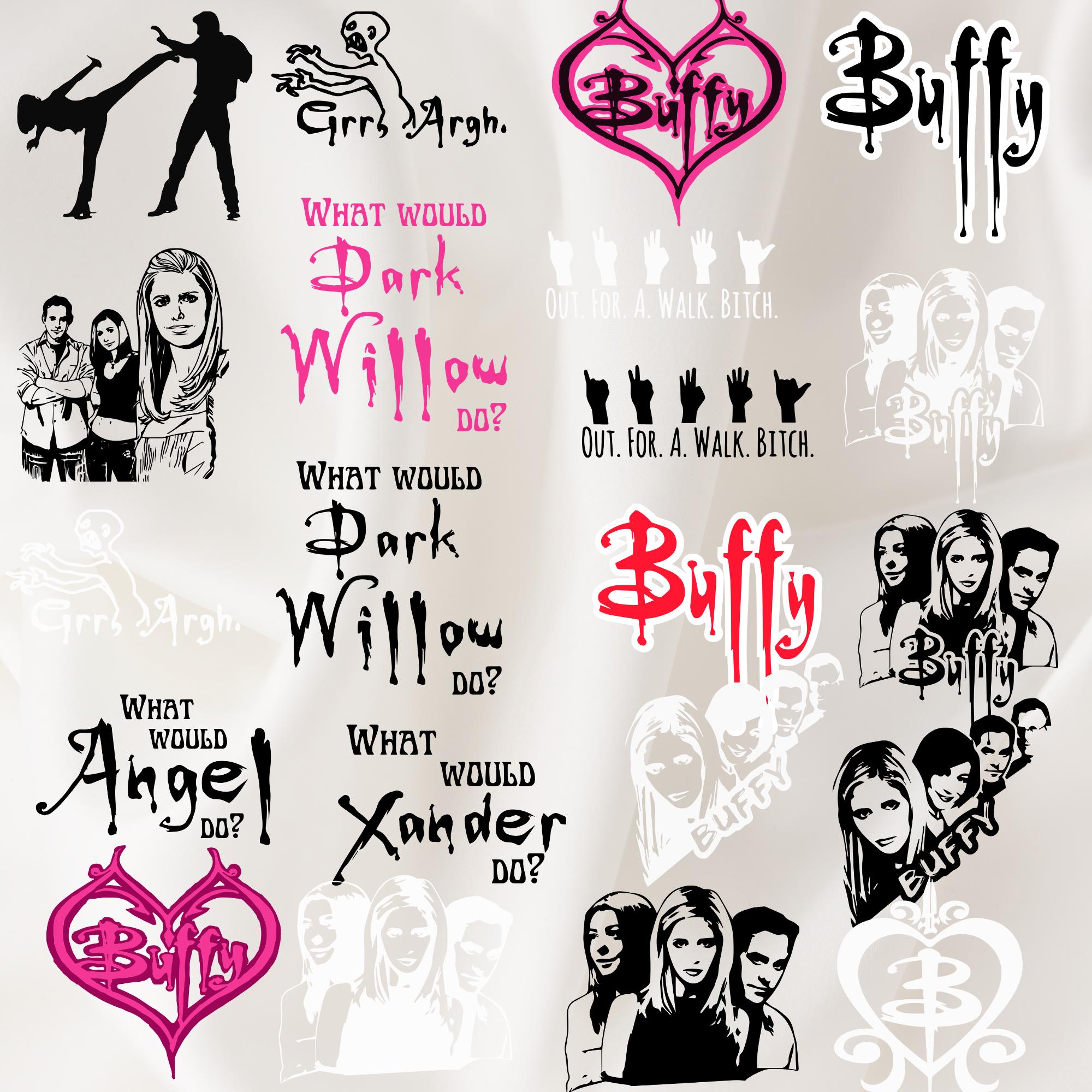 Buffy the Vampire Slayer Files, Buffy the Vampire Slayer Svg, Vampire ...