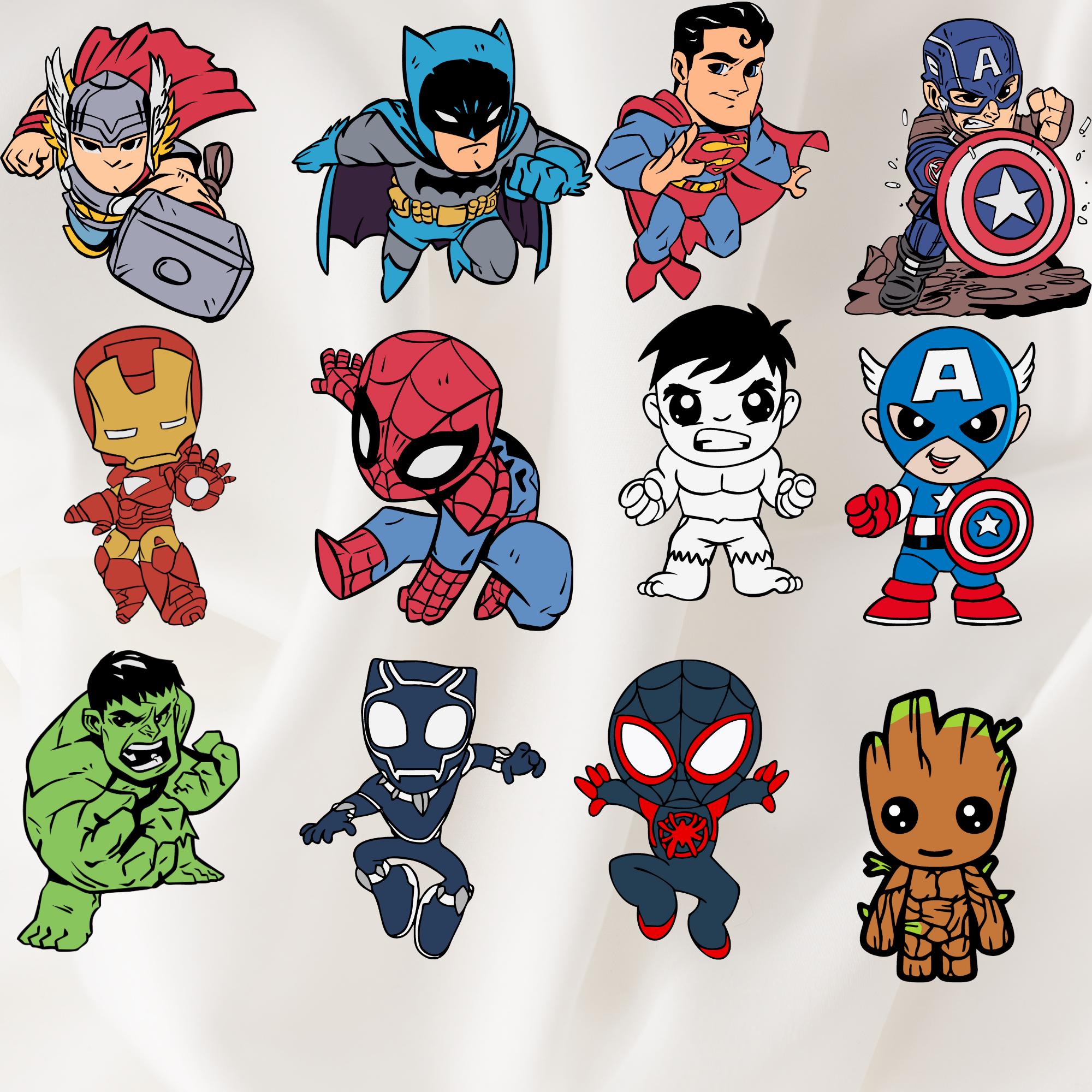Superhero Baby, Png, Svg, Dxf, Eps, Avengers Baby, Baby DIY, Avengers ...