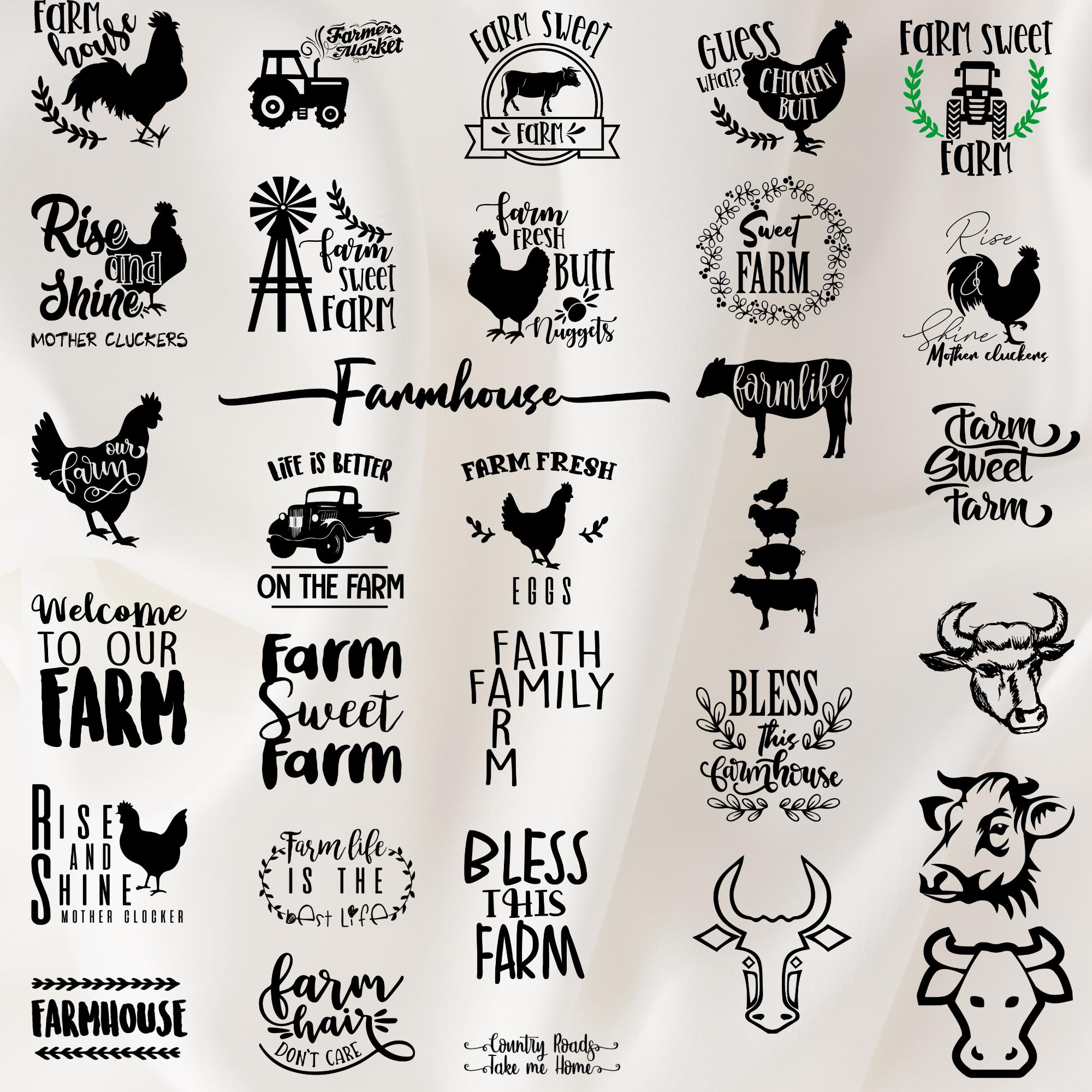 FARM ANIMALS SVG, Animals Svg, Farm Svg , Farm Animals Cricut , Farm ...