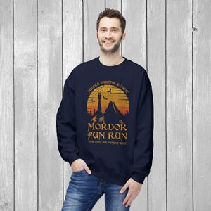 Middle Earth's Annual Mordor Fun Run Shirt, LOTR Vintage Shirt, Funny ...
