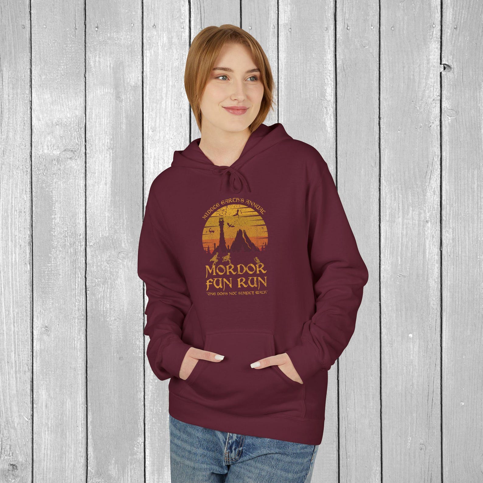 Middle Earth's Annual Mordor Fun Run Shirt, LOTR Vintage Shirt, Funny ...