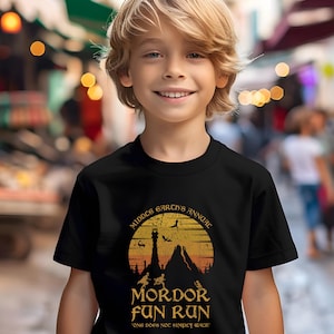 Middle Earth's Annual Mordor Fun Run Shirt, LOTR Vintage Shirt, Funny ...