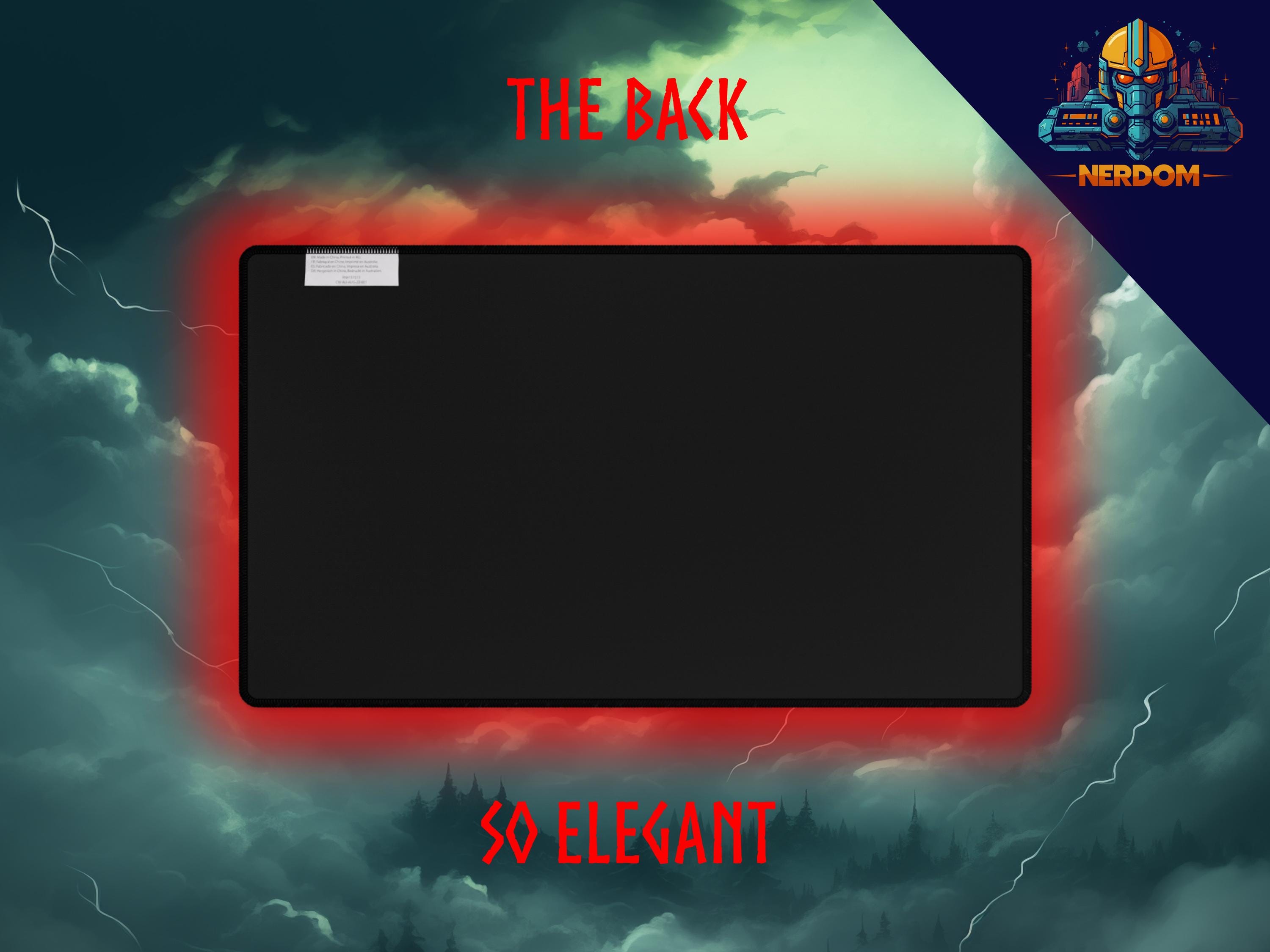 MTG Minimalistic Playmat Desk Mat - Black and White MTG TCG Mousepad ...